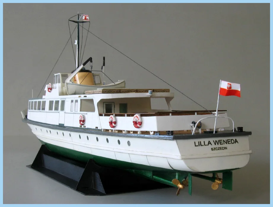 1-100-40cm-Poland-Ferry-Ship-Fine-DIY-3D-Paper-Card-Model-Building-Sets ...