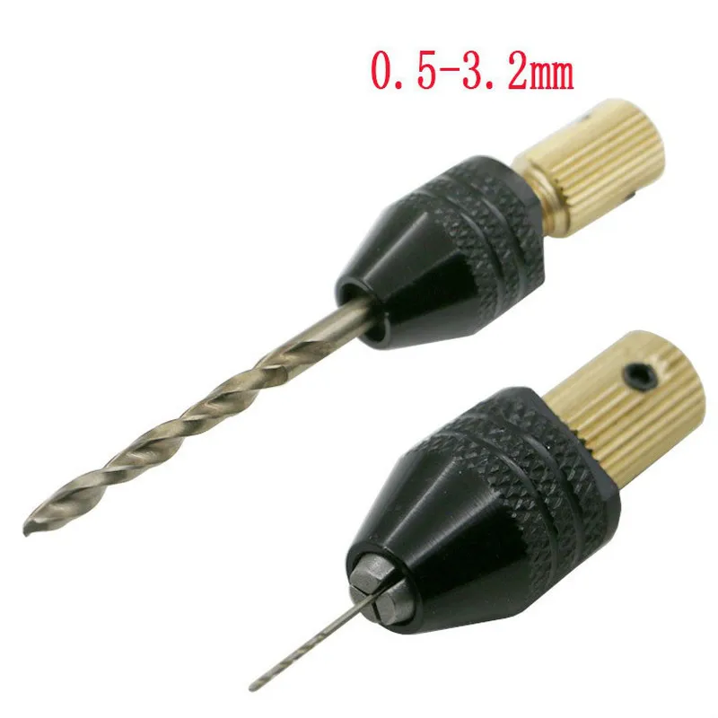 2.35mm/3.175mm Mini Electronic Drill Chuck Bit Keyless Drill Bit Chuck ...