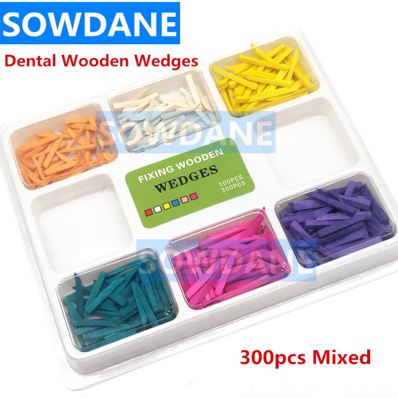 300-pcs-set-Dental-Supply-Interdental-Composite-Contoured-Wooden-Wedges ...