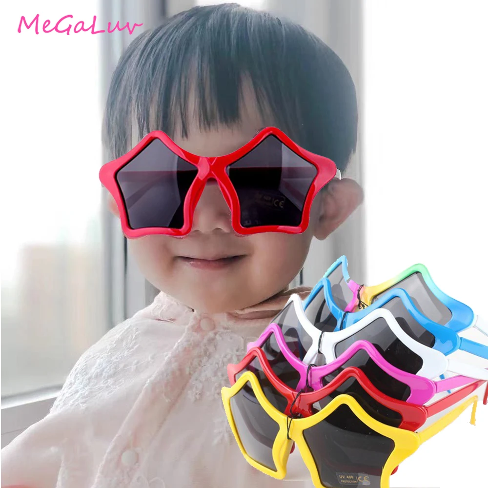 Gafas de sol con forma de estrella para niños y niñas, accesorio de ...