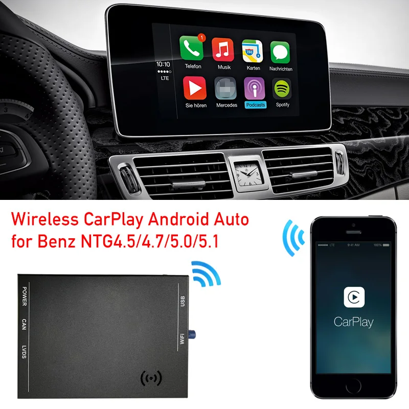 CLS Class W218 C218 comand head unit radio screen wireless apple ...