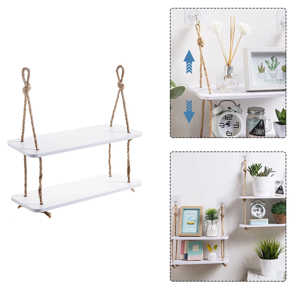 Decorative Storage Shelf 2-Tier Shelving Home & Living Storage ...