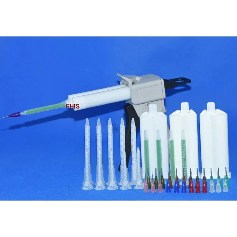50ml AB Glue Cartridge 2:1 1:1 Manual Dispense Gun with Cartridge Combinations|cartridge ...