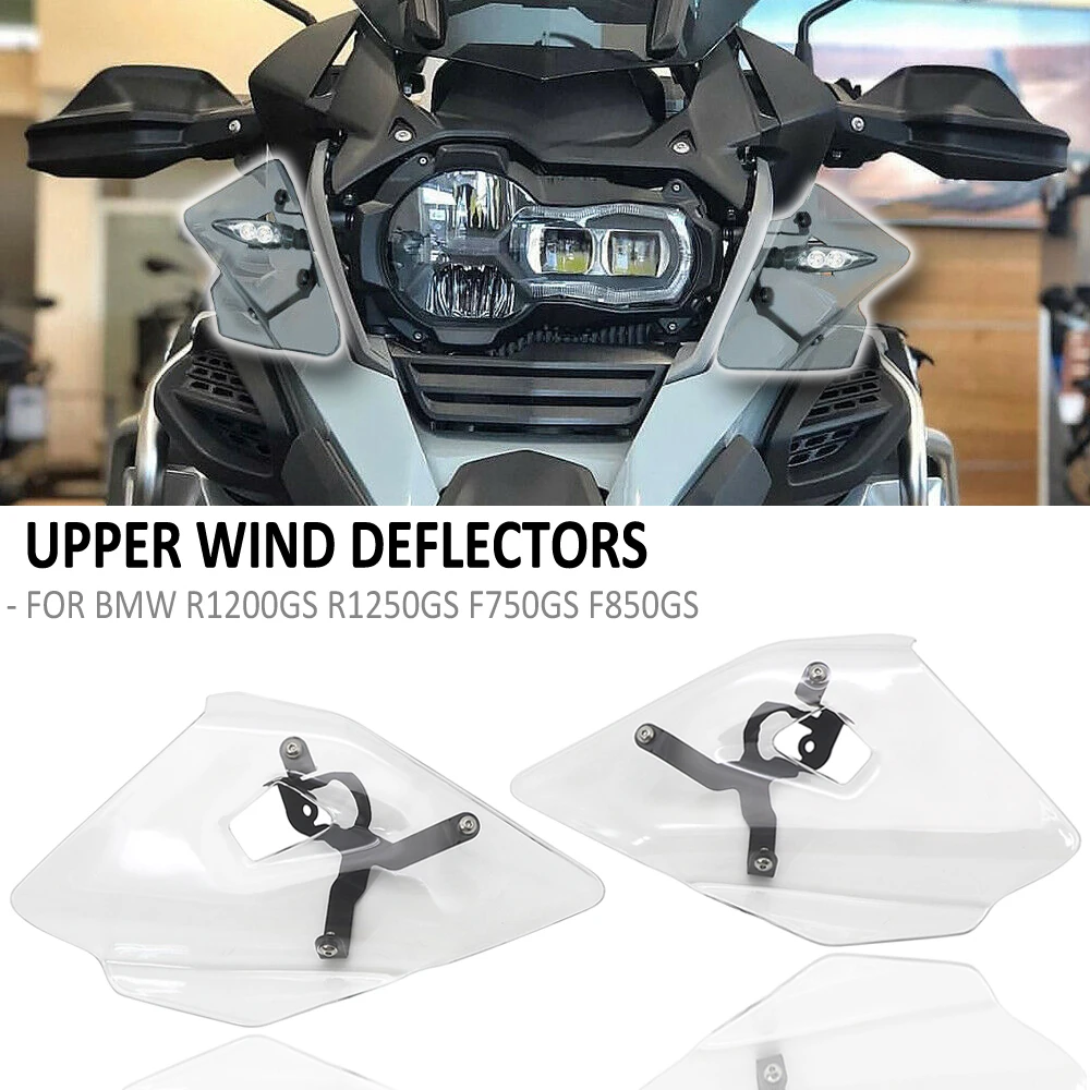 NEW Motorcycle Upper Turn Signal Wind Deflector Side Fairing Windshield ...