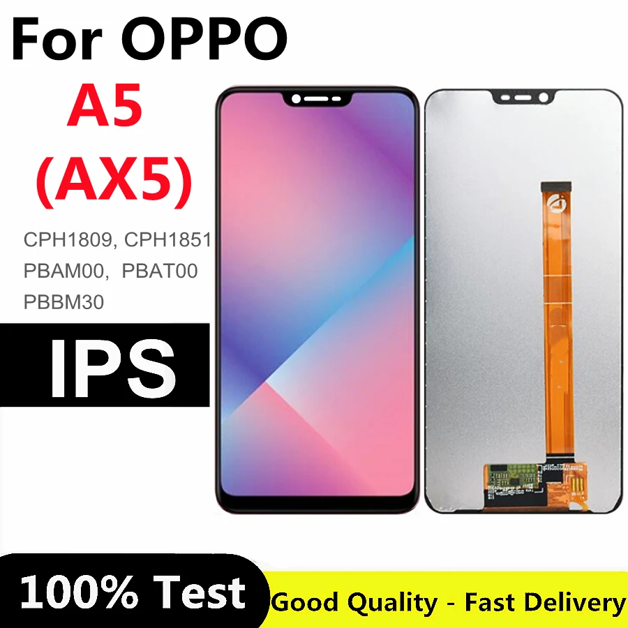 6-2-For-OPPO-A5-AX5-LCD-CPH1809-CPH1851-PBAM00-PBAT00-PBBM30-Display ...
