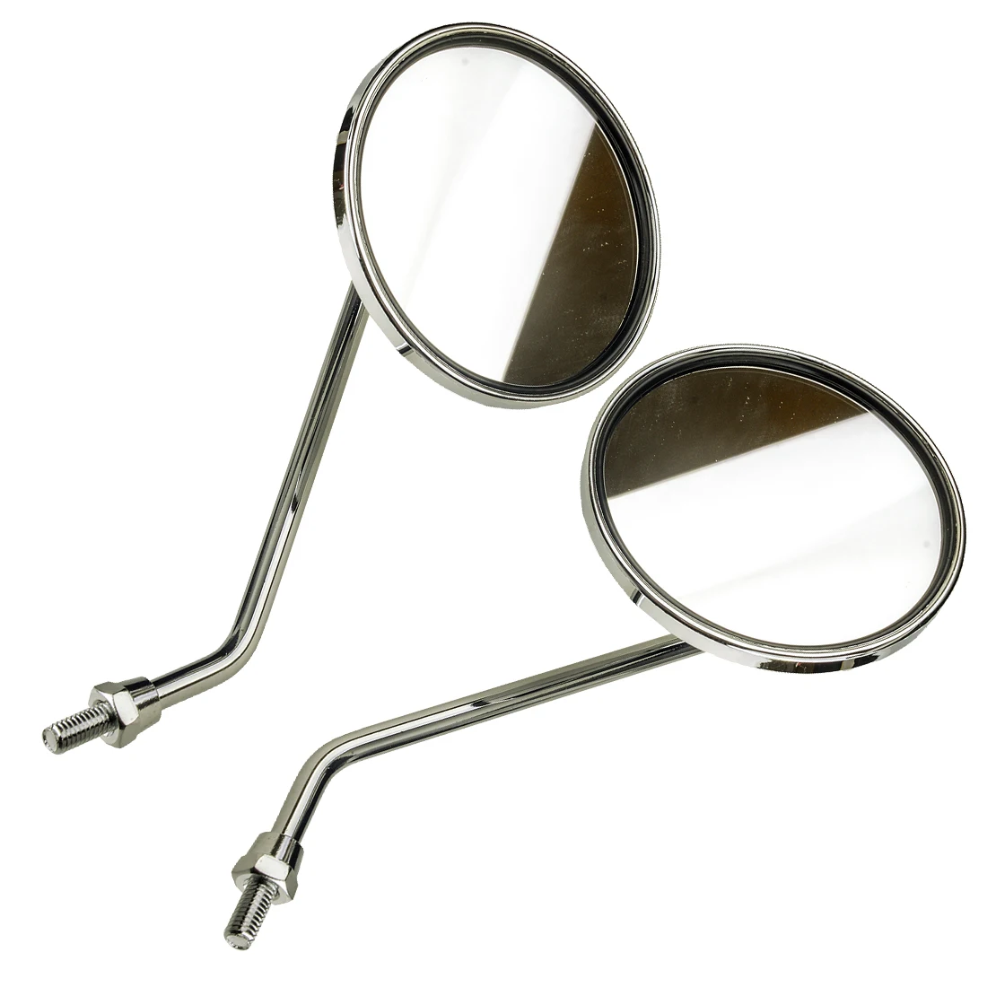 1-Pair-Chrome-Vintage-Style-Rear-View-Mirror-Set-88110-028-000-Fit-For ...