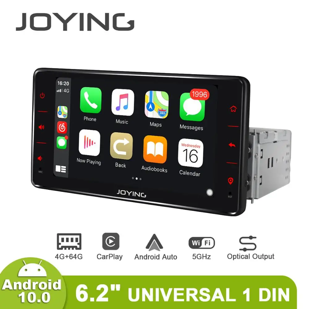 Joying-6-2-Inch-After-Market-Sound-System-Android10-Car-Radio-Stereo-Wireless-CarPlay-Bluetooth ...