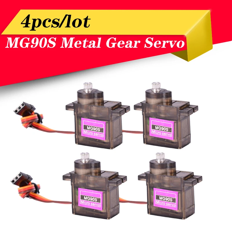 4pcs-lot-MG90S-Metal-Gear-Digital-9g-Servo-For-RC-Helicopter-Airplane ...