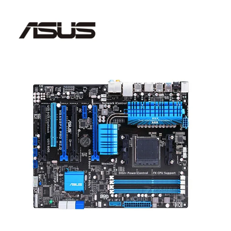 ASUS M5A99FX PRO R2.0 anakart soketi AM3 + AMD 990FX orijinal masaüstü ...