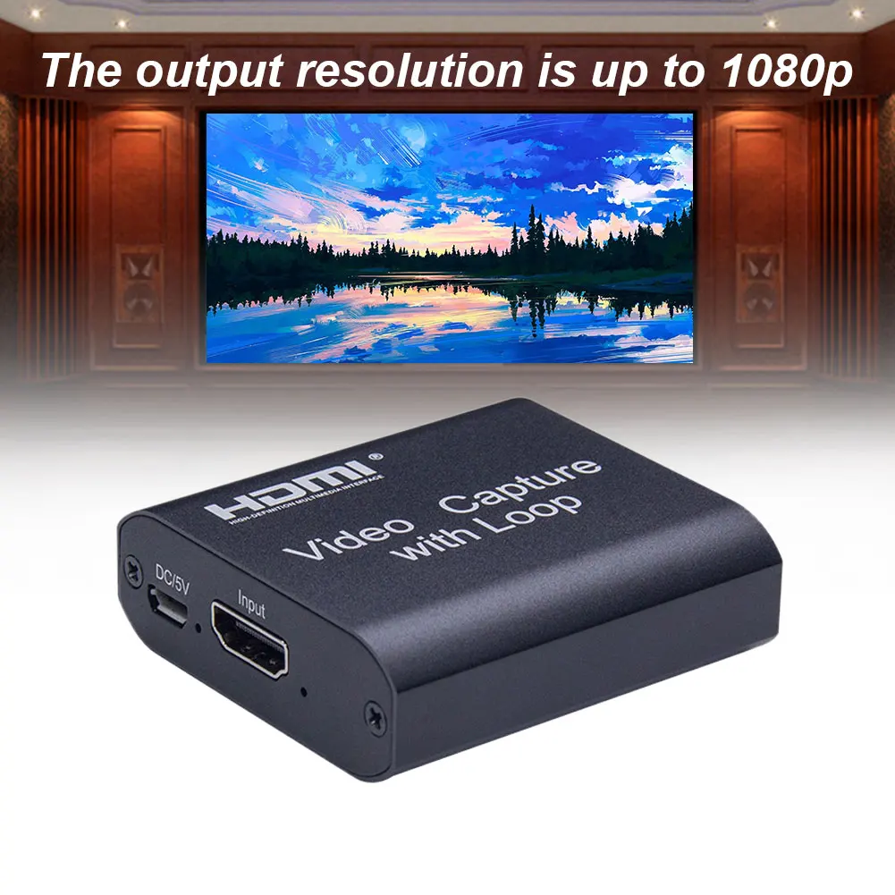 HDMI Video Capture Card Screen Record 1080P Game Capture Streamer ...