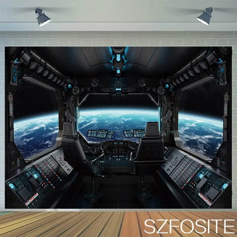 Sci Fi Spacecraft Cockpit