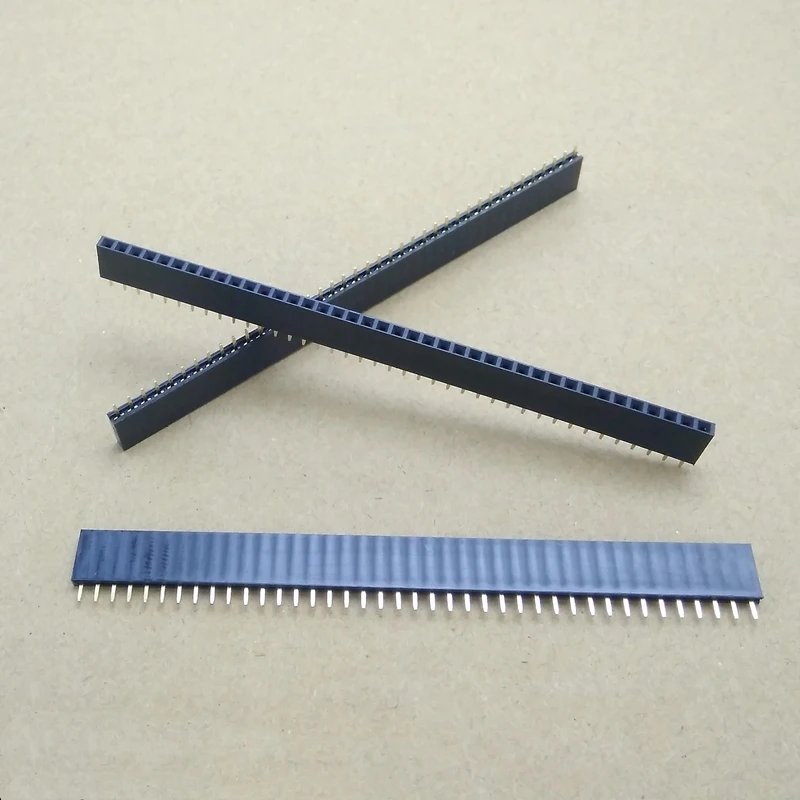 20pcs 40pin 2.54mm Single Row Straight Female Pin Header Strip Pbc ...