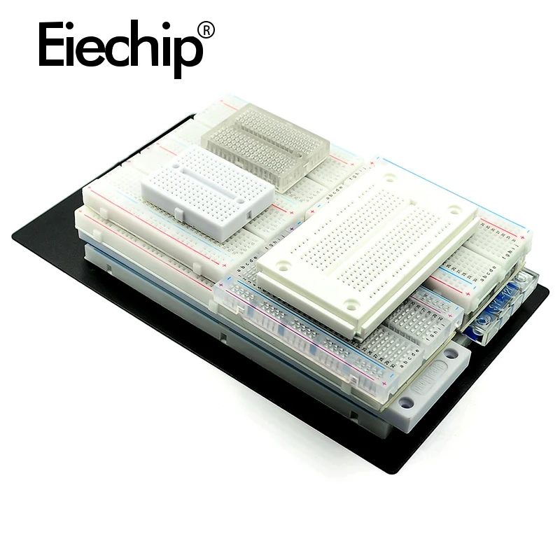 Breadboard Set for DIY Electronics, MB-102 830-hole 400-hole Breadboard ...