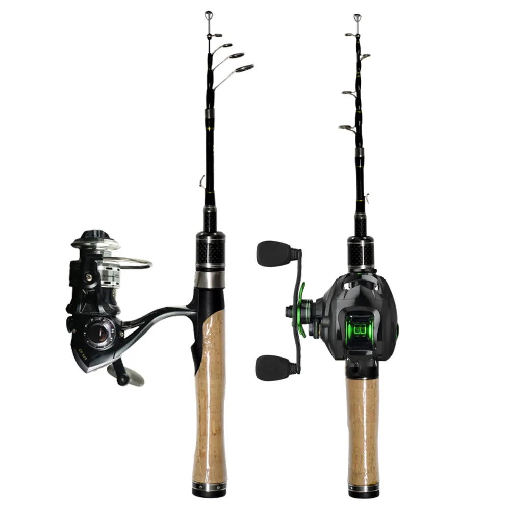 Travel Fishing Rod 1.25 m 1.5 m Telescopic Fishing Rod 2-7 g Lure ...