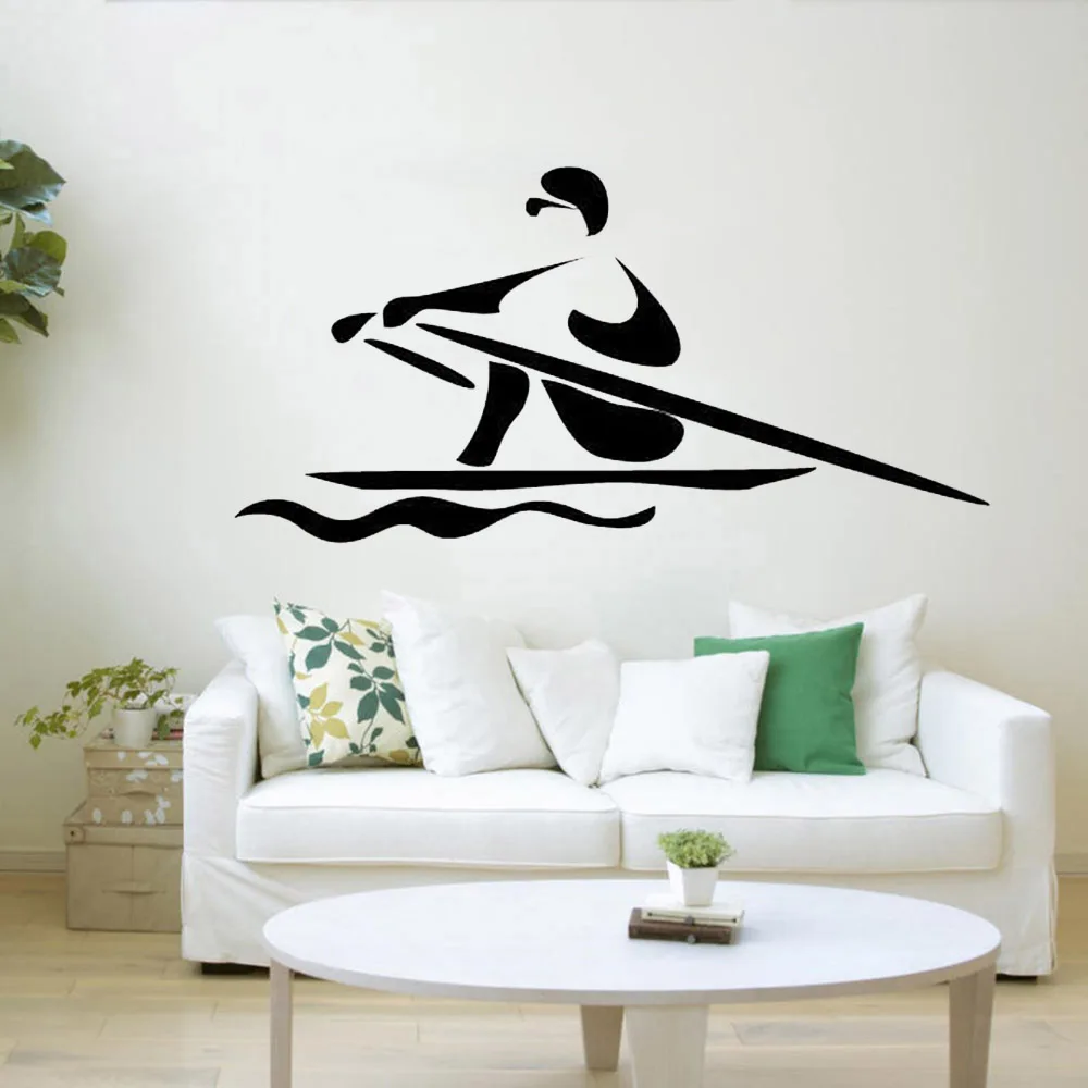 Sport-Rowing-Boating-Wall-Stickers-Vinyl-Home-Interior-Design-Wall ...