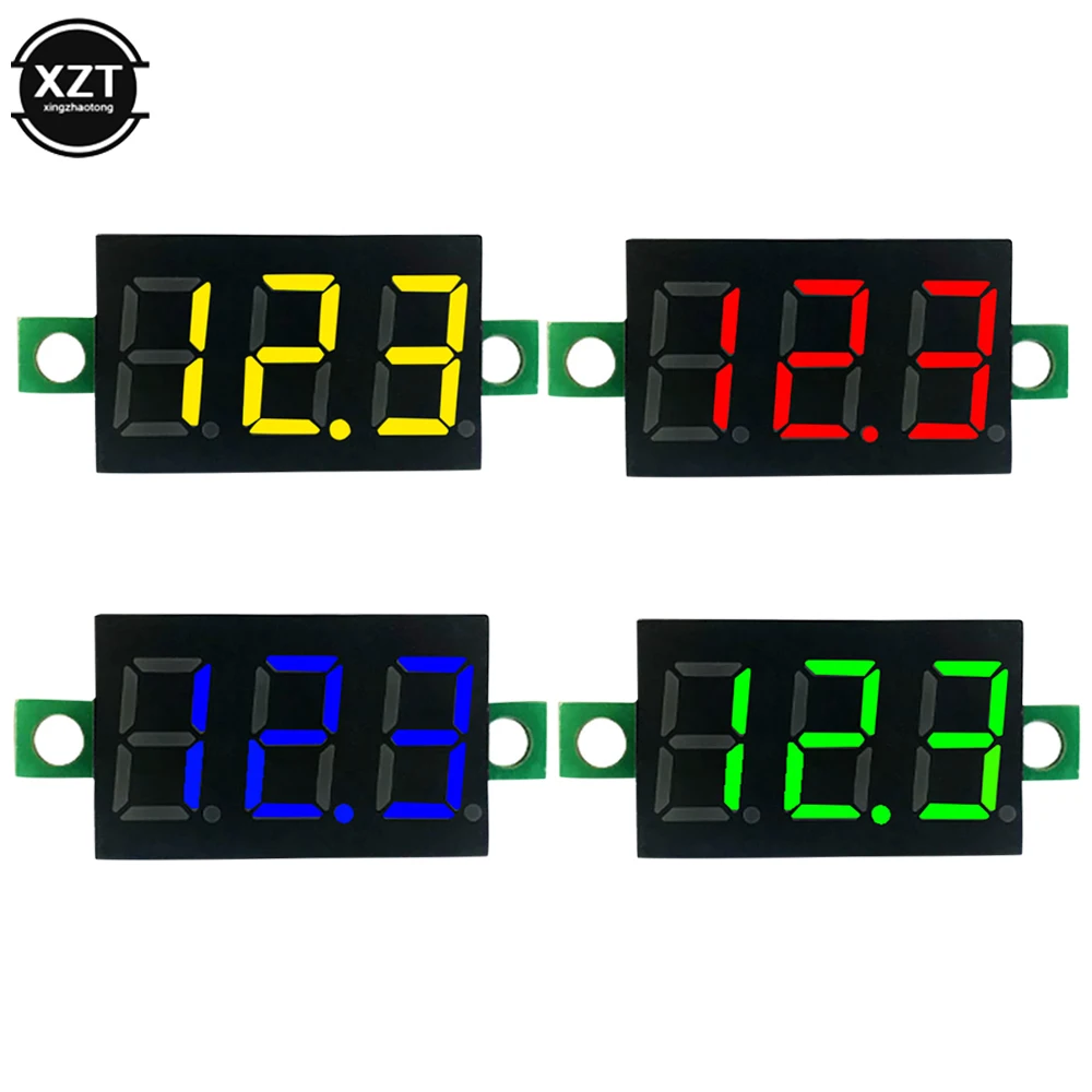 0-28-Inch-DC-LED-Digital-Voltmeter-0-100V-Voltage-Meter-Auto-Car-Mobile ...