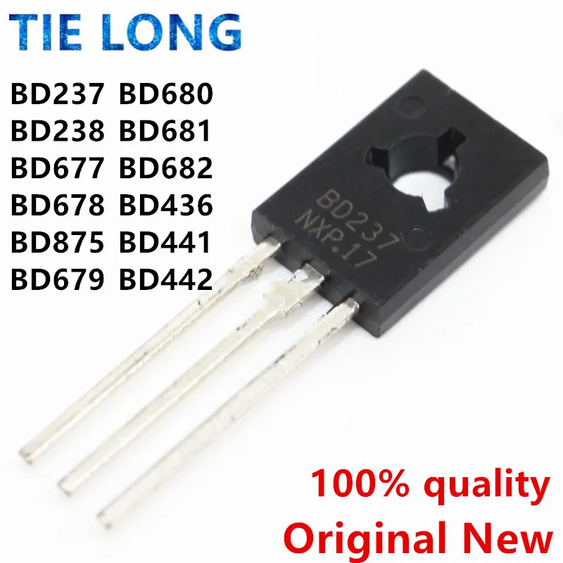 10pcs-BD237-BD679-BD680-BD681-BD682-TO-126-BD238-BD677-BD678-BD875 ...