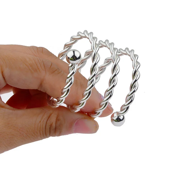 Spiral Penis Ring Delay Ring Stainless Steel Cock Rings Men Lengthen ...