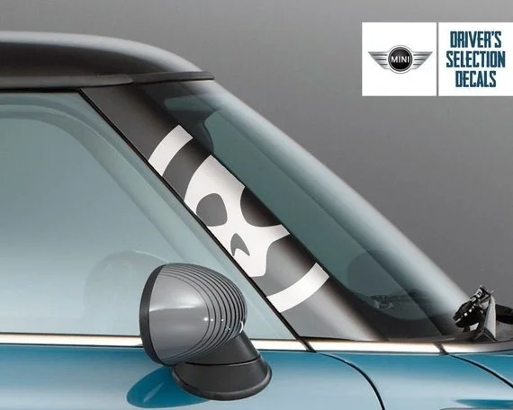 For A Pillar Mini Cooper R50 R53 Skull Graphics Decal|Car Stickers ...