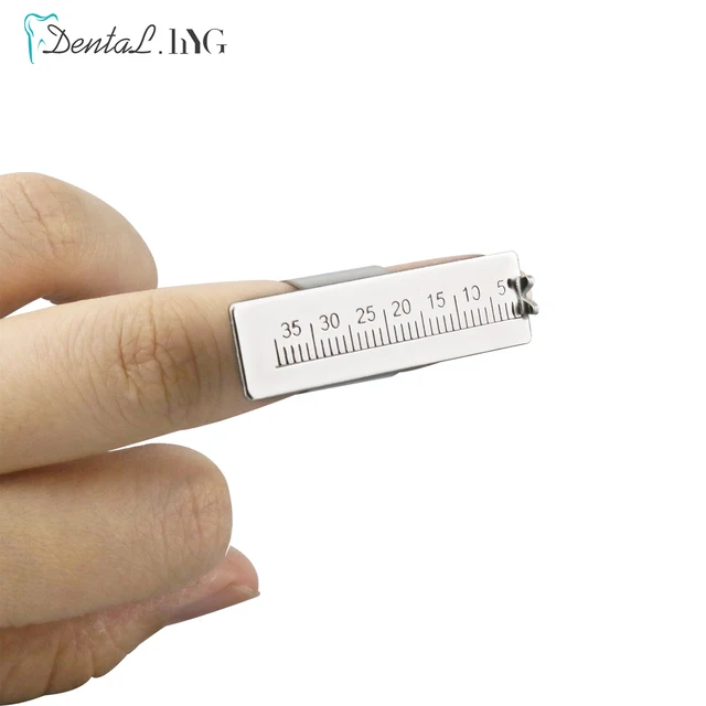 Endodontic Explorer Dental Instruments Finger Ruler - Span Measurement ...