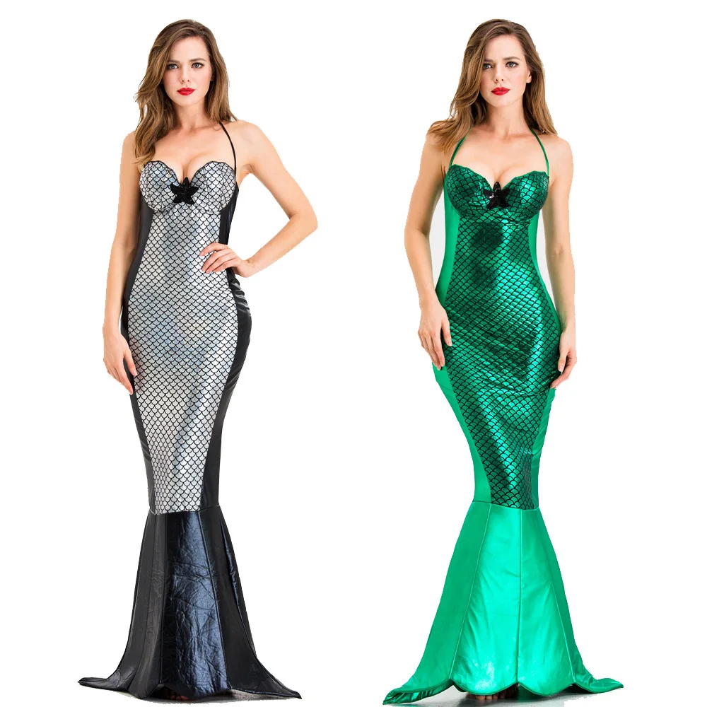 Ocean Beauty Mermaid Costume For Women Fairytale Adult Sexy Mermaids ...