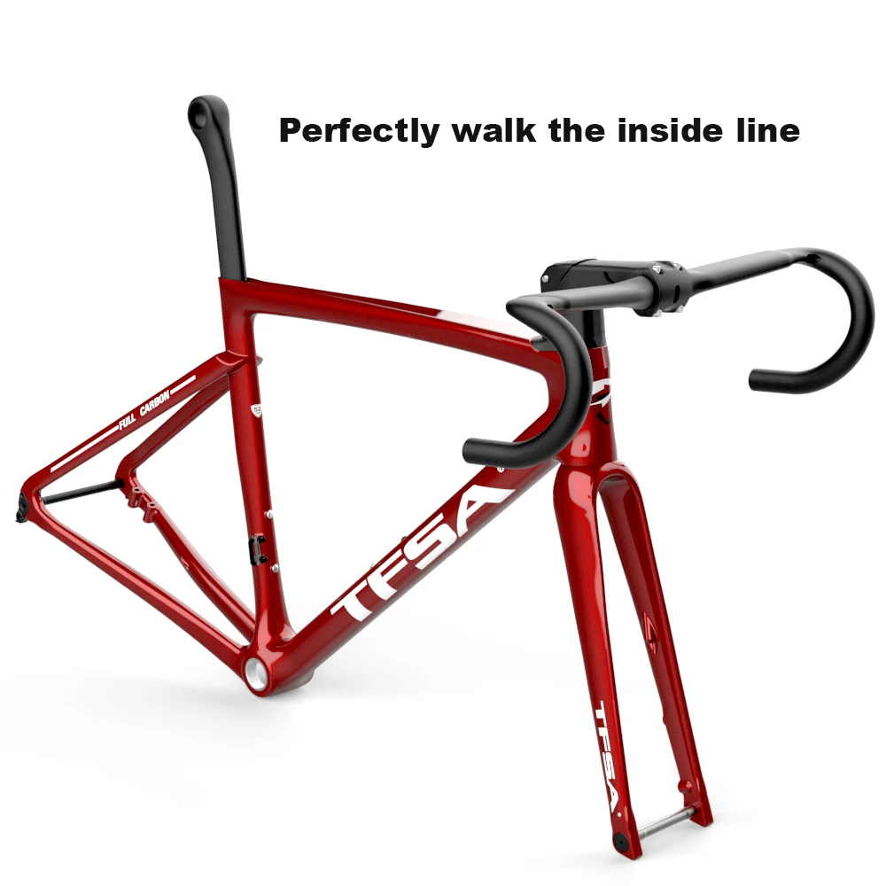 TFSA 870g Climbing Carbon Road Bike Bicycle Frame Full Internal Disc ...