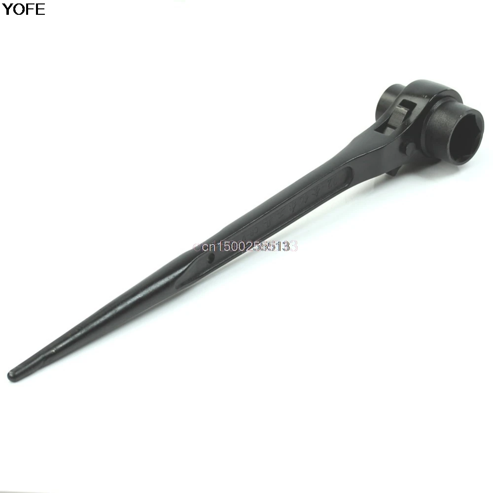 1PC 19mm/22mm Scaffolding Podger Ratchet Spanner Site Ratcheting Socket ...