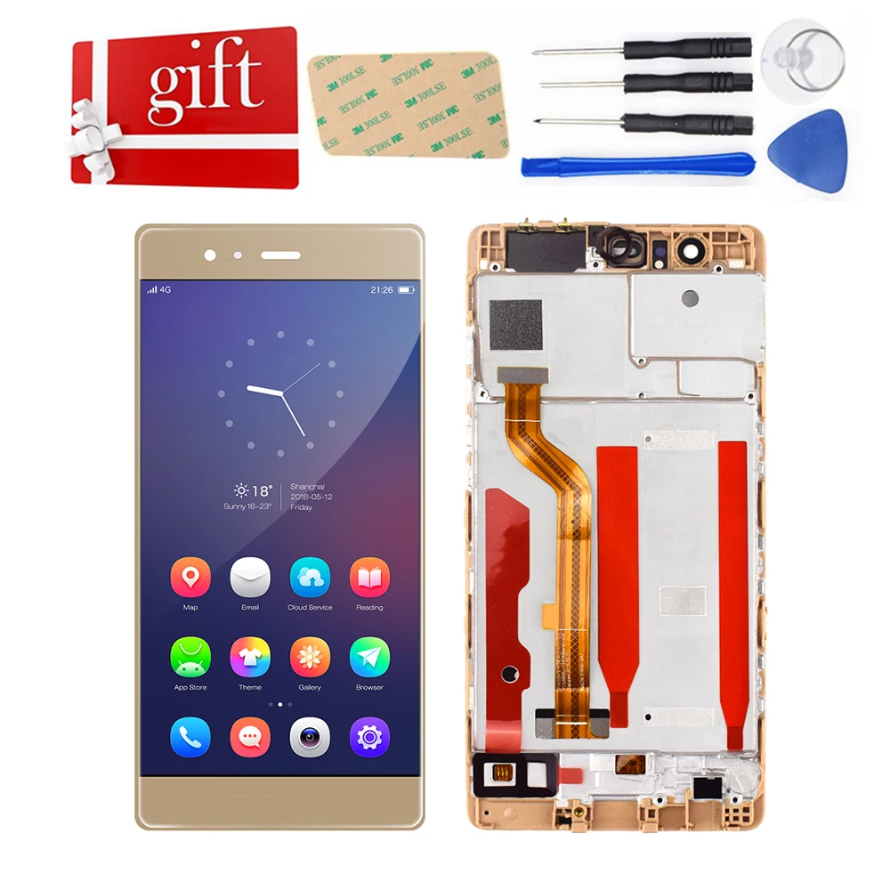 LCD For Huawei P9 EVA L09 EVA L19 LCD Display Touch Screen Assembly ...