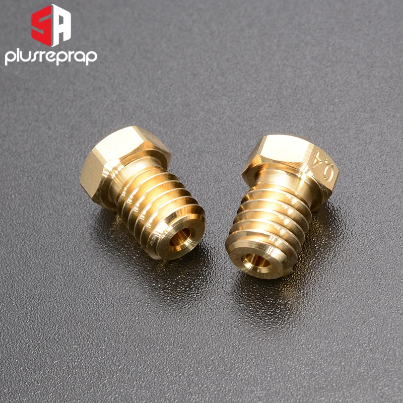 High Quality Series Brass V6 Nozzles for 3D Printer 0.4mm M6 Threaded ...