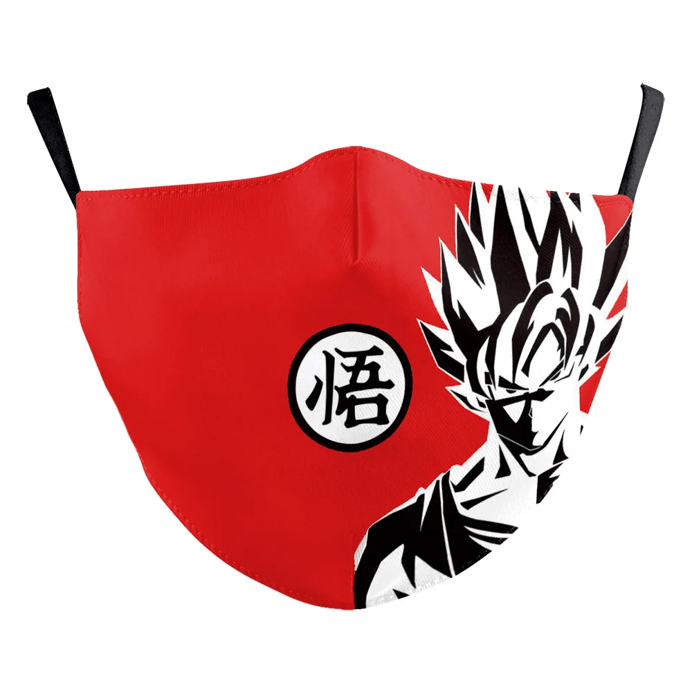 Anime Dragon Ball Son Goku, Kakarotto, Tien Shinhan Cosplay Face Mask ...