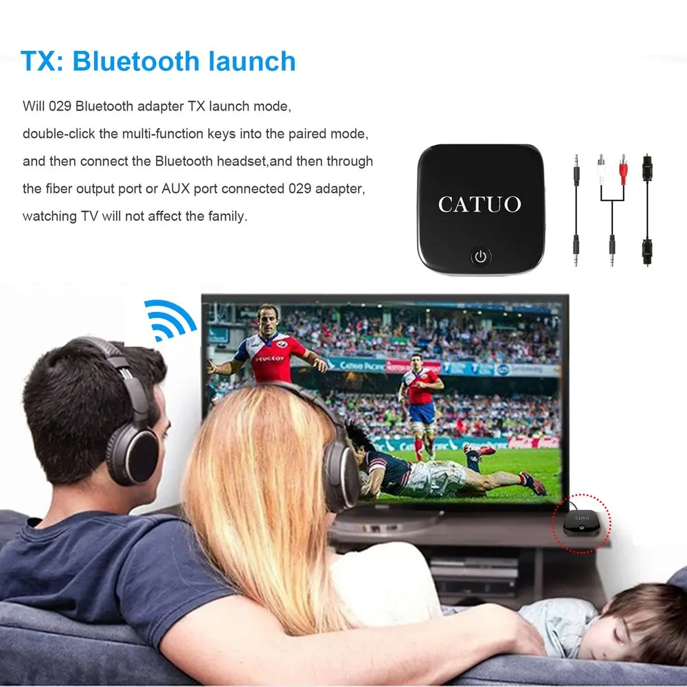 2-in-1 Wireless Bluetooth Transmitter/Receiver Audio Adapter with ...
