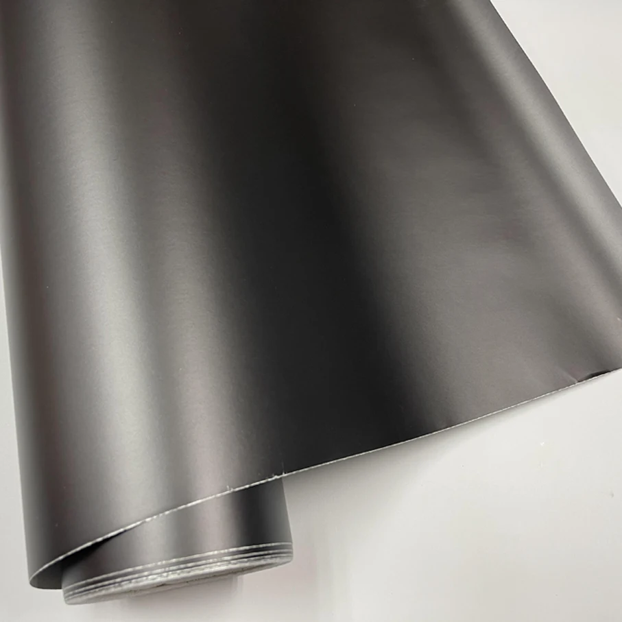 Premium Gunmetal Metallic Matte Grey Vinyl Wrap With Air Release Dark ...