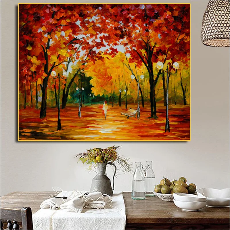 Leonid Afremov Tree Paintings