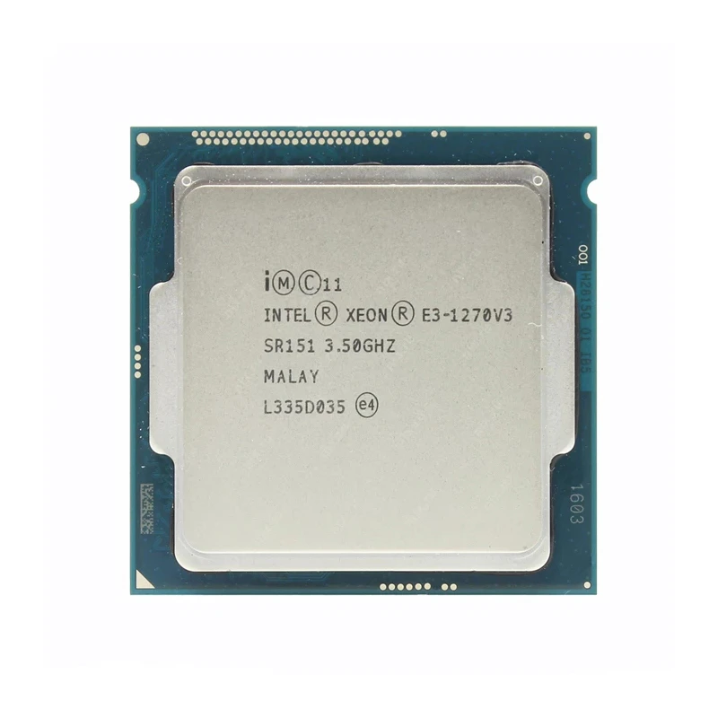 Intel Xeon E3 1270 V3 3.5ghz Lga 1150 8mb Quad Core Cpu Processor Sr151 ...