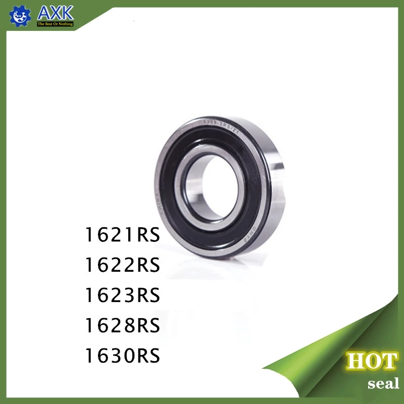 1621 2RS 1622RS 1623RS 1628RS 1630RS ABEC-1 (10PCS) 1/2"x1 3/8"x7/16 ...