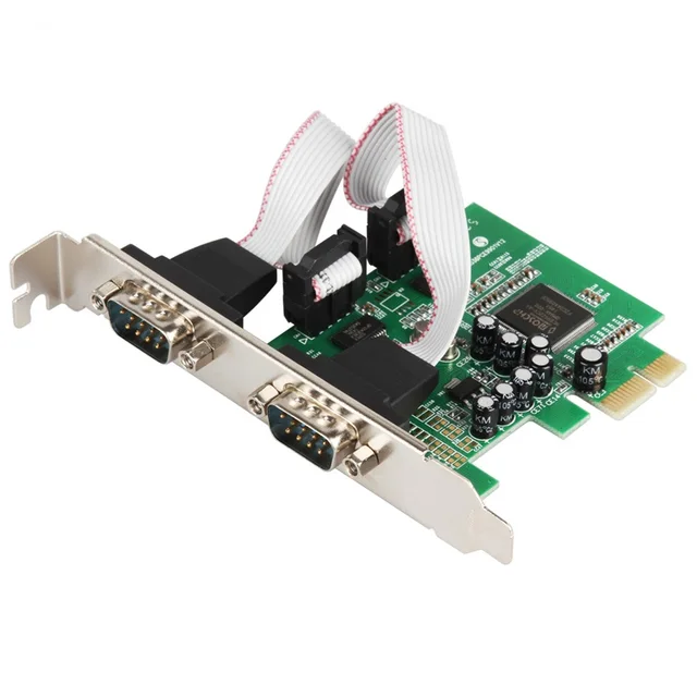 IOCREST MOSCHIP MCS9922 Chip PCI Express 2 Port Multi Serial RS232 db9 ...