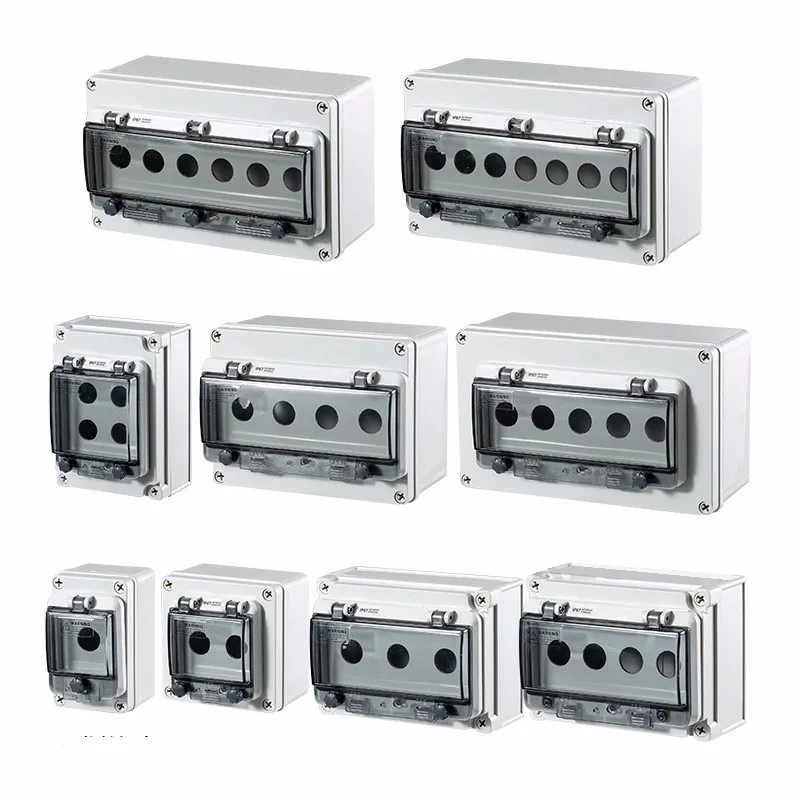 Outdoor Waterproof Button Switch Control Box | Plastic Electrical ...