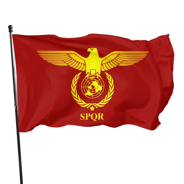 Ancient Rome Empire SPQR Flag 3 x 5 FT 90 x 150 cm Roman Kingdom Flags ...