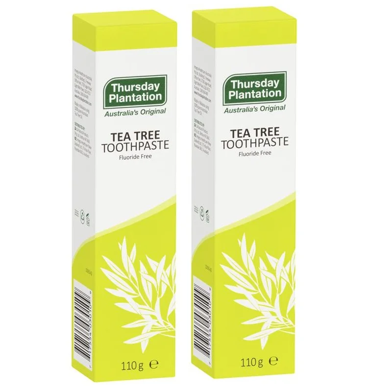2pcs Australia Thursday Tea Tree Toothpaste Fluoride Free Healthy Gums ...