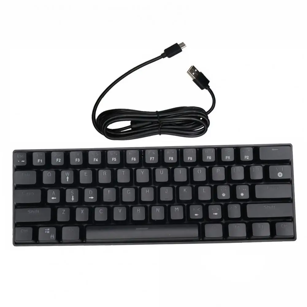 DK61 61 Keys Mechanical Wired Keyboard Quick Response Plug Play ...