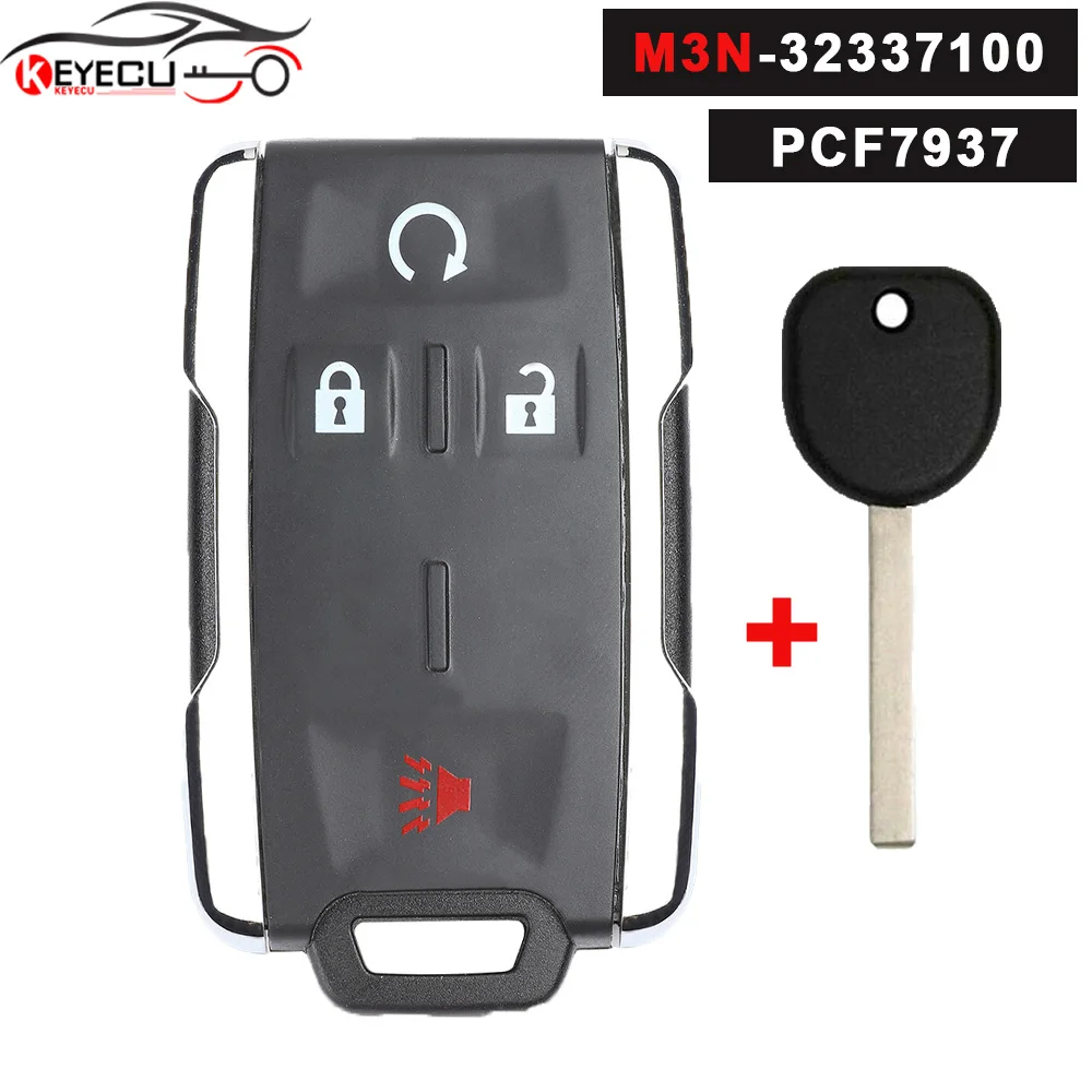 KEYECU FCC: M3N 32337100 B119 PT B116 PT PCF7937 Remote Key Fob for ...