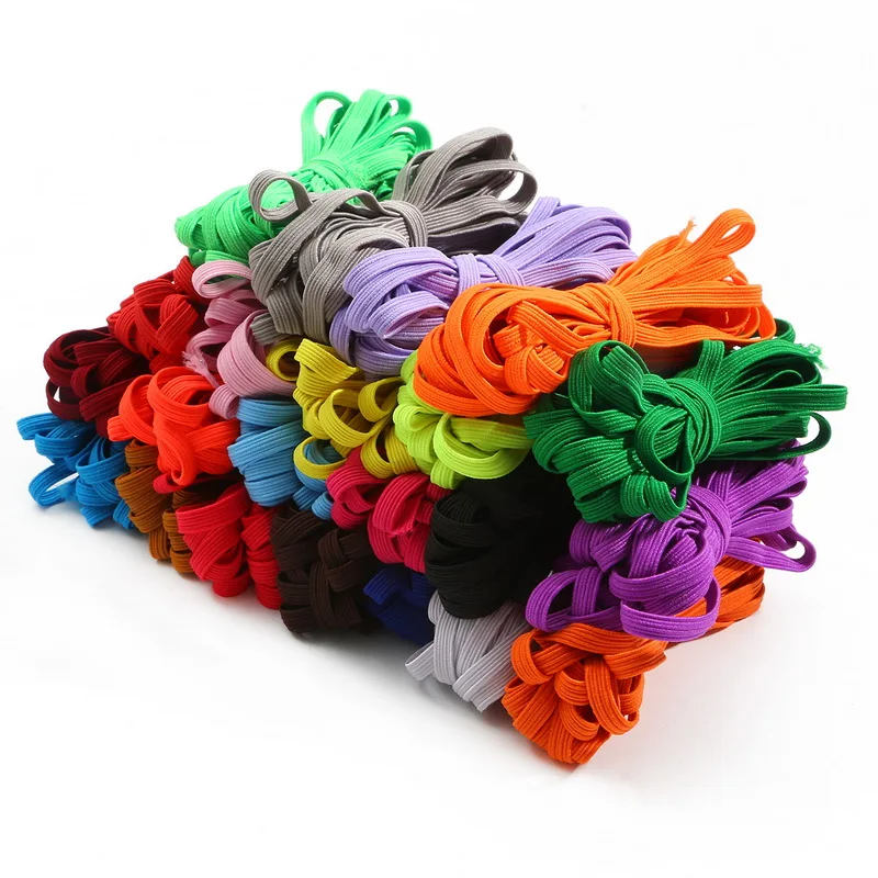 New 6mm Colorful High elastic Elastic Bands Rope Rubber Band Line ...