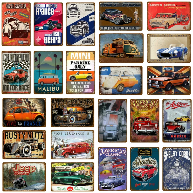 Antique Car Signs