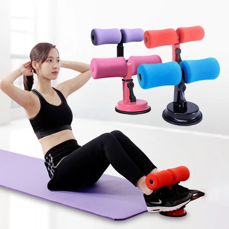 Abs Trainer Sit Up Bar Self-suction Abdominal Curl Exercise Push-up ...