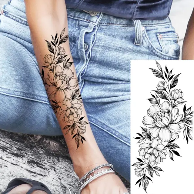 Forearm Half Sleeve Tattoos For Girls