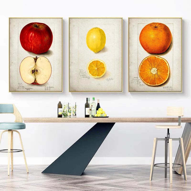 Fruit Paintings For Kitchen