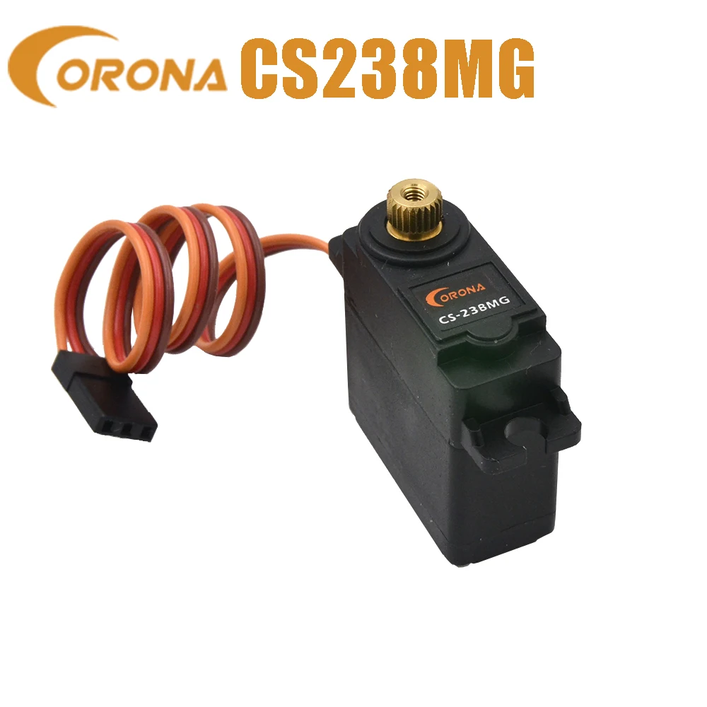 Corona-servomotor-de-metal-cs238mg-4-6kg-0-14sec-22g-engrenagem-de ...