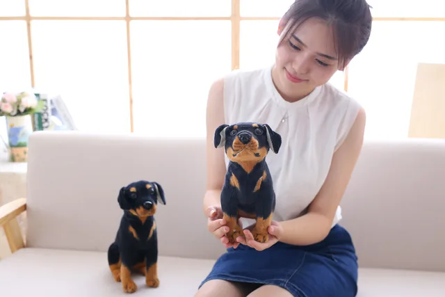 Lifelike Rottweiler Stuffed Animal Plush Toys, 44% OFF