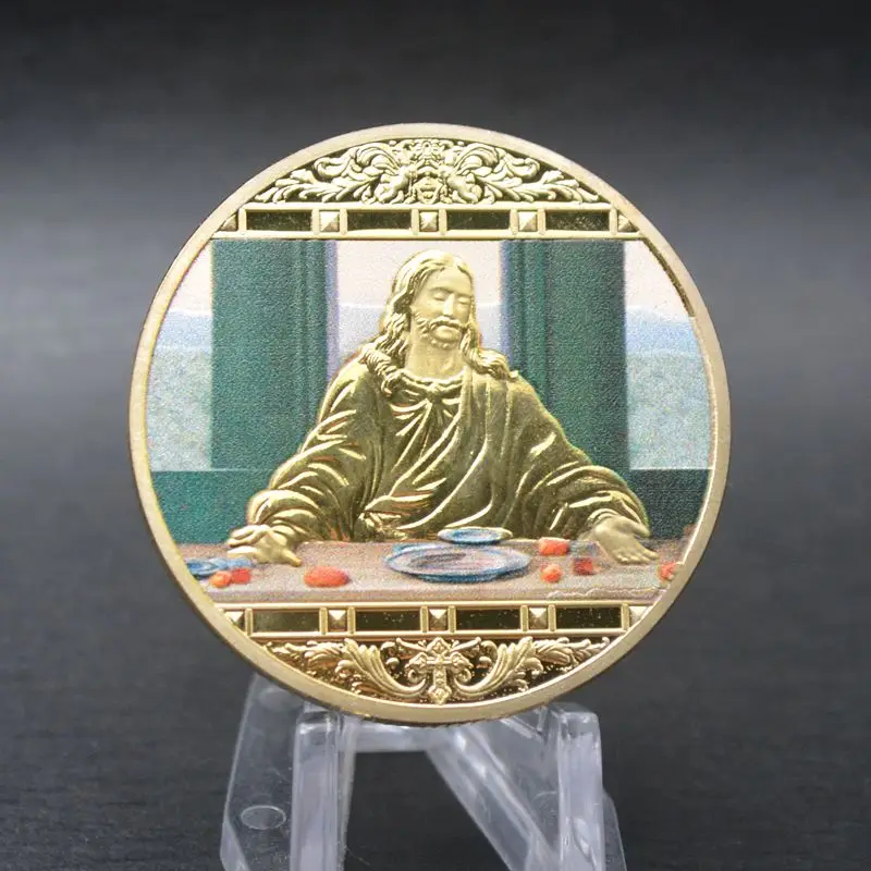 2021-New-Jesus-Christ-Religion-Last-Supper-With-Diamond-Gold-Silver ...