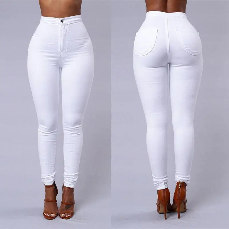 Spring-slim-professional-women-western-style-trousers-white-black-pants ...